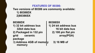 80386 & 80486 | PPT