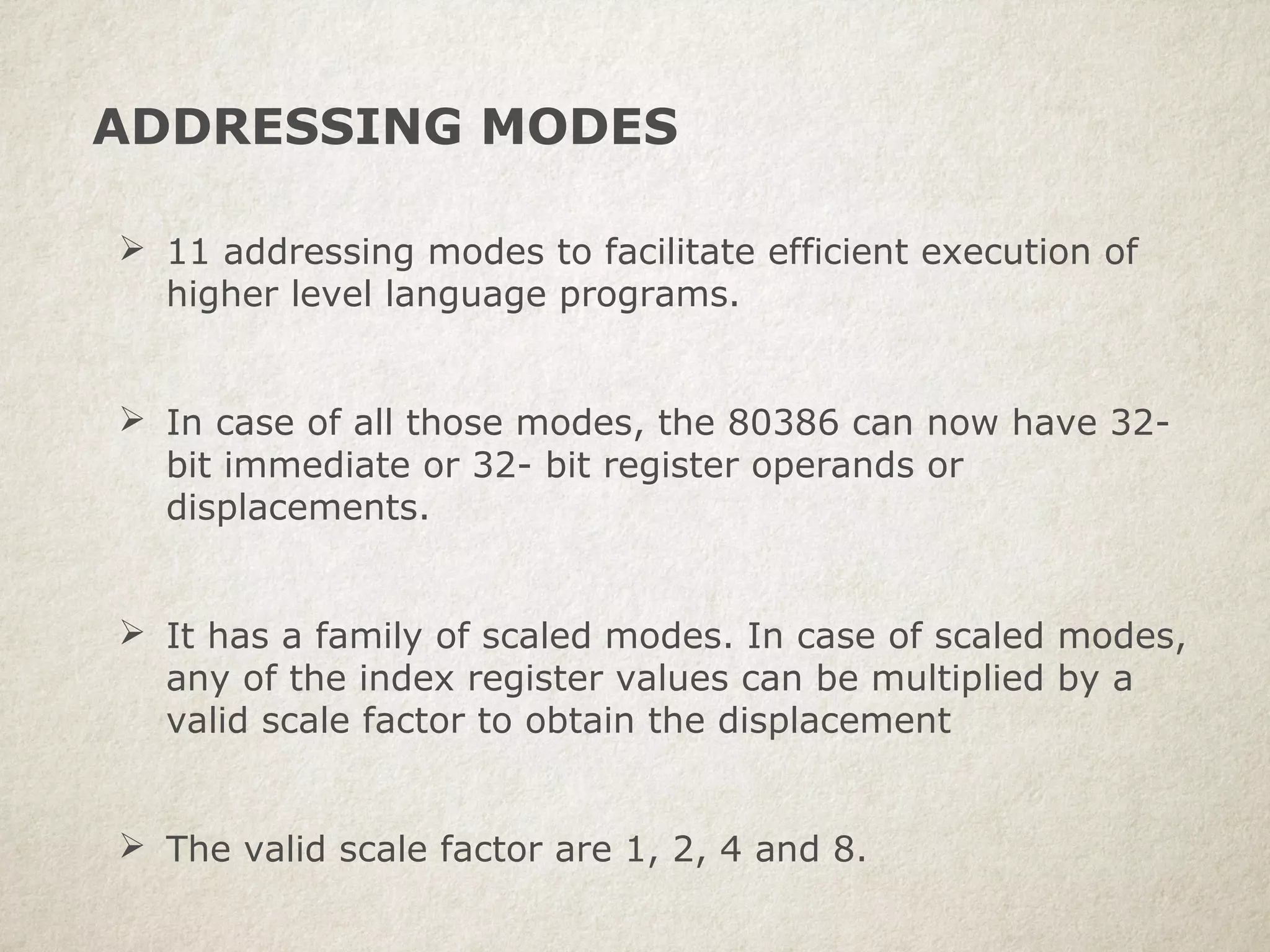 80386 microprocessor | PPT