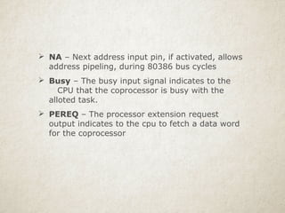 80386 microprocessor | PPT