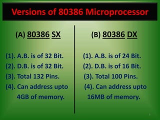 Pentium (80586) Microprocessor By Er. Swapnil Kaware | PPTX | Operating ...