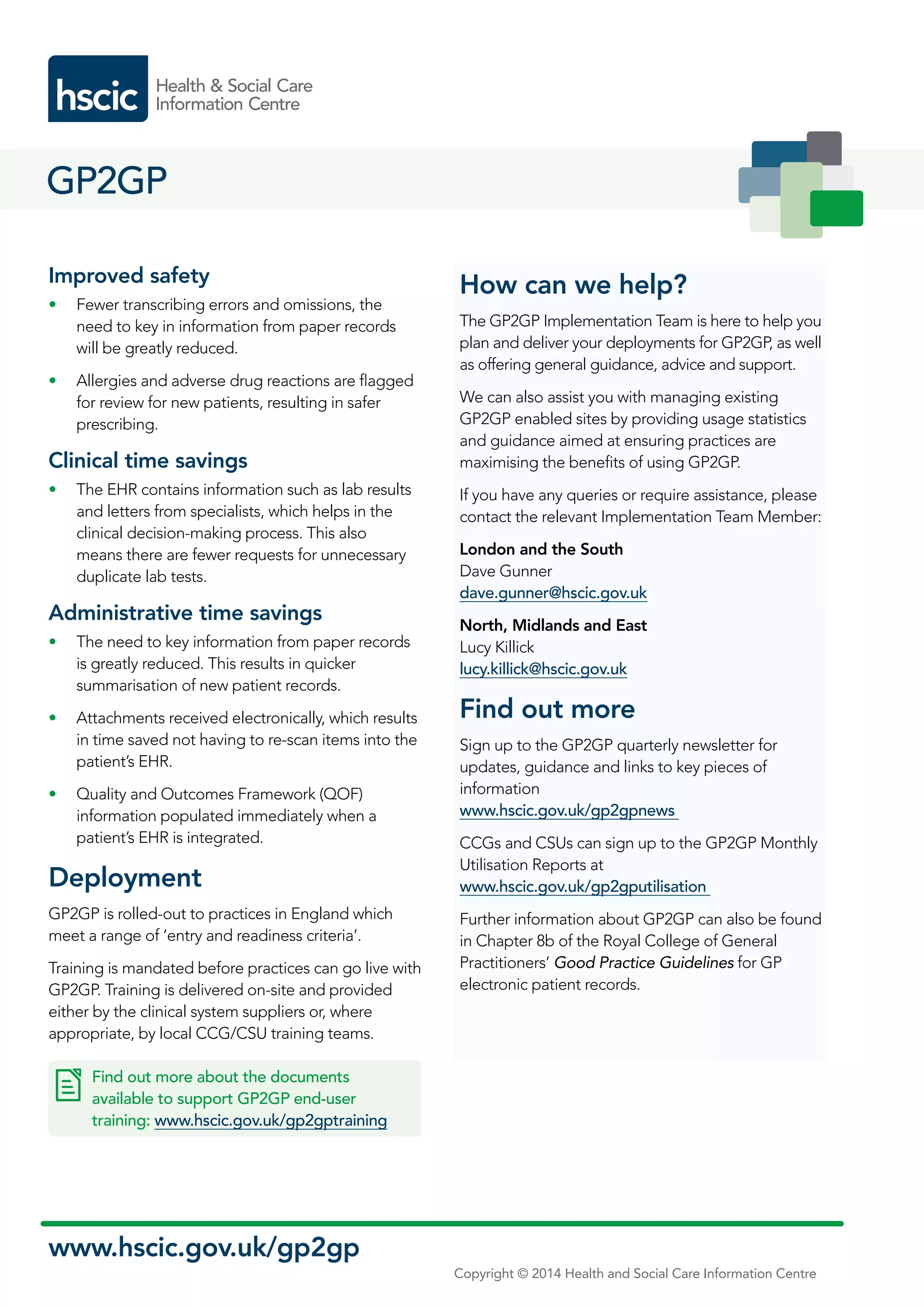 GP2GP Information Sheet | PDF