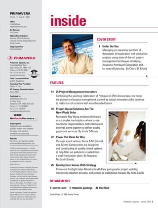 Primavera Magazine Article including Cover | PDF