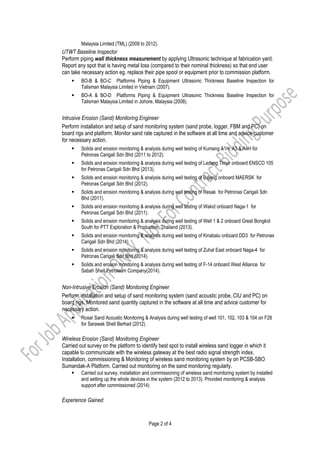 Khairul Amilin CV | PDF