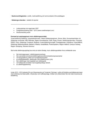 Konsultprofil EA Jonell 2016 | PDF