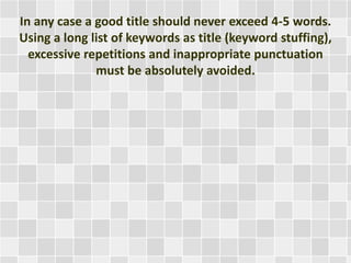 Secrets for a Successful Directory Submission | PPT