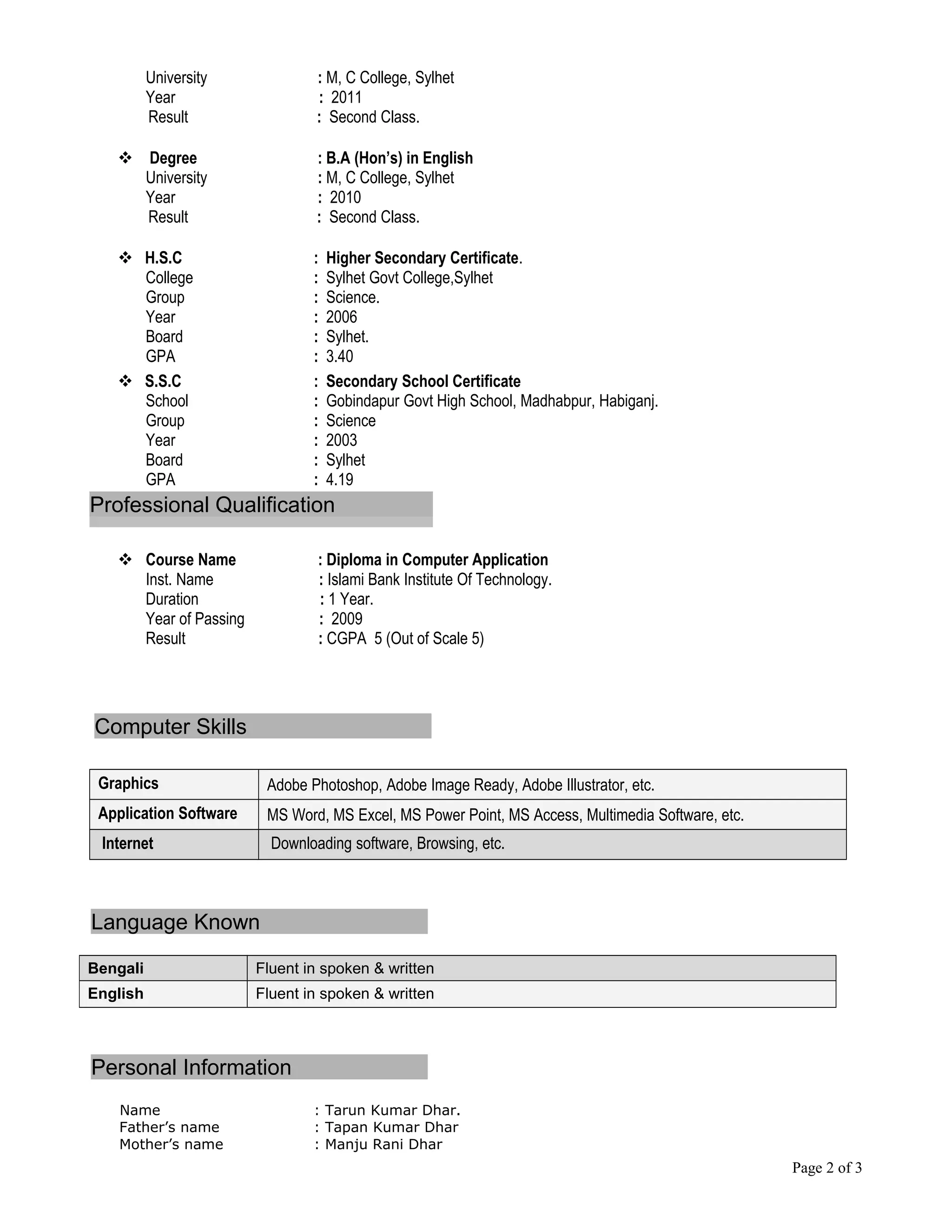 Tarun Resume - Copy | PDF