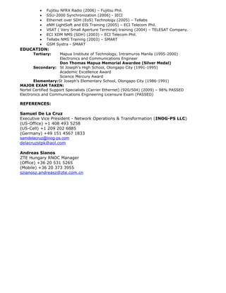 Julius Javellana | DOC