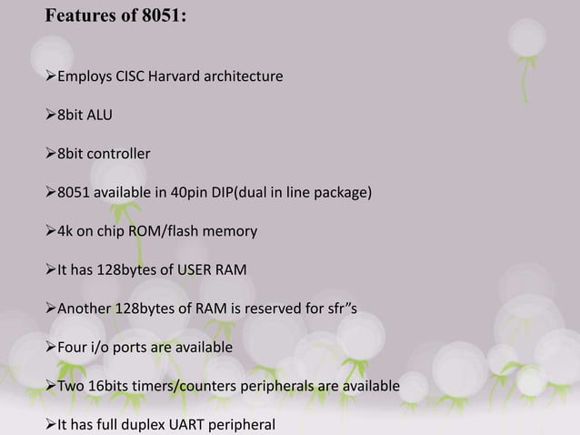 8051 presentation | PPT