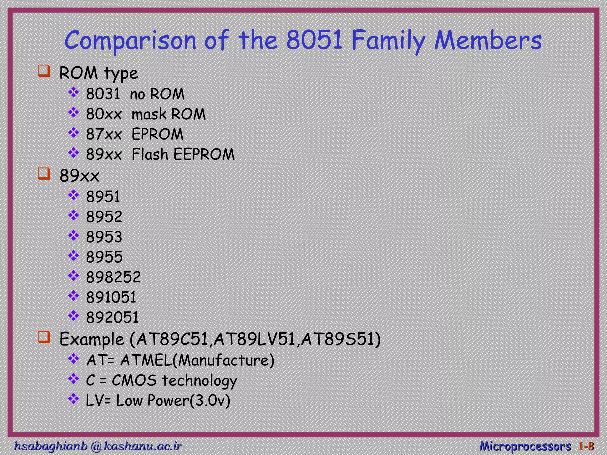 8051 microcontroller | PPT