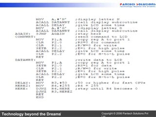 Interfacing LCD with 8051 Microcontroller | PPT