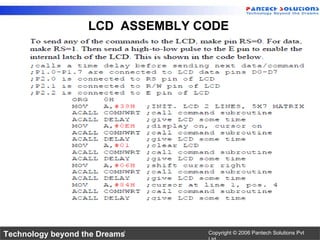 Interfacing LCD with 8051 Microcontroller | PPT