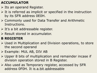 8051 microcontroller | PPTX