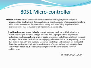 8051 microcontroller-board | PPTX