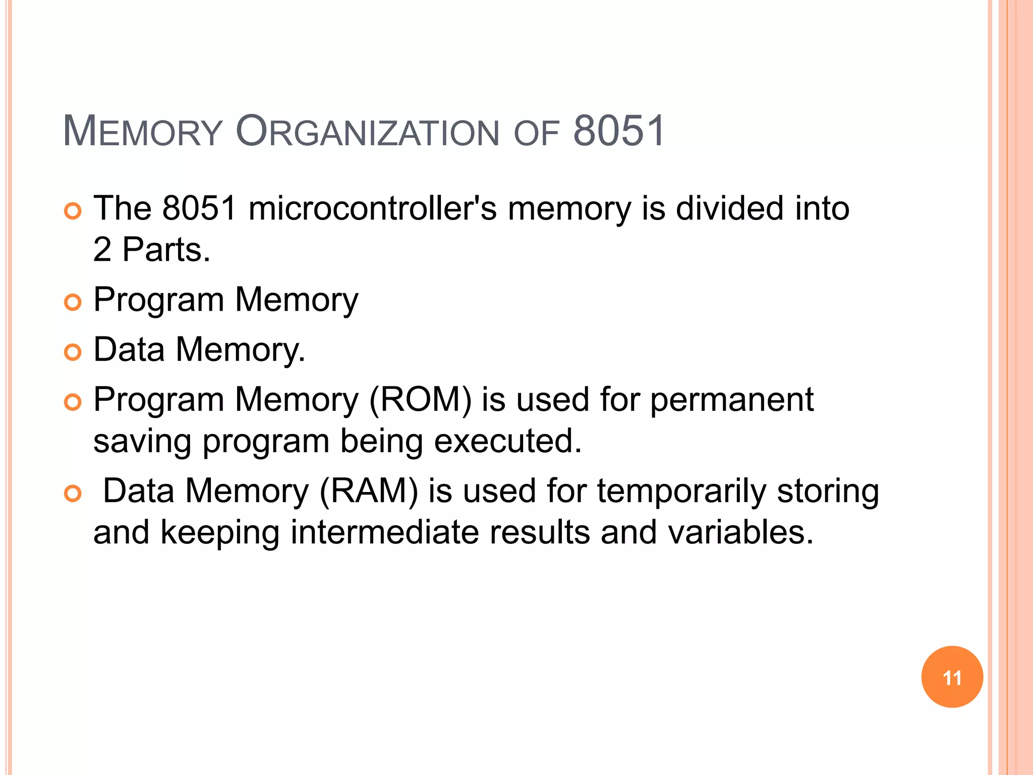 8051 Microcontroller Overview by Venkatrao Ramisetti | PPT