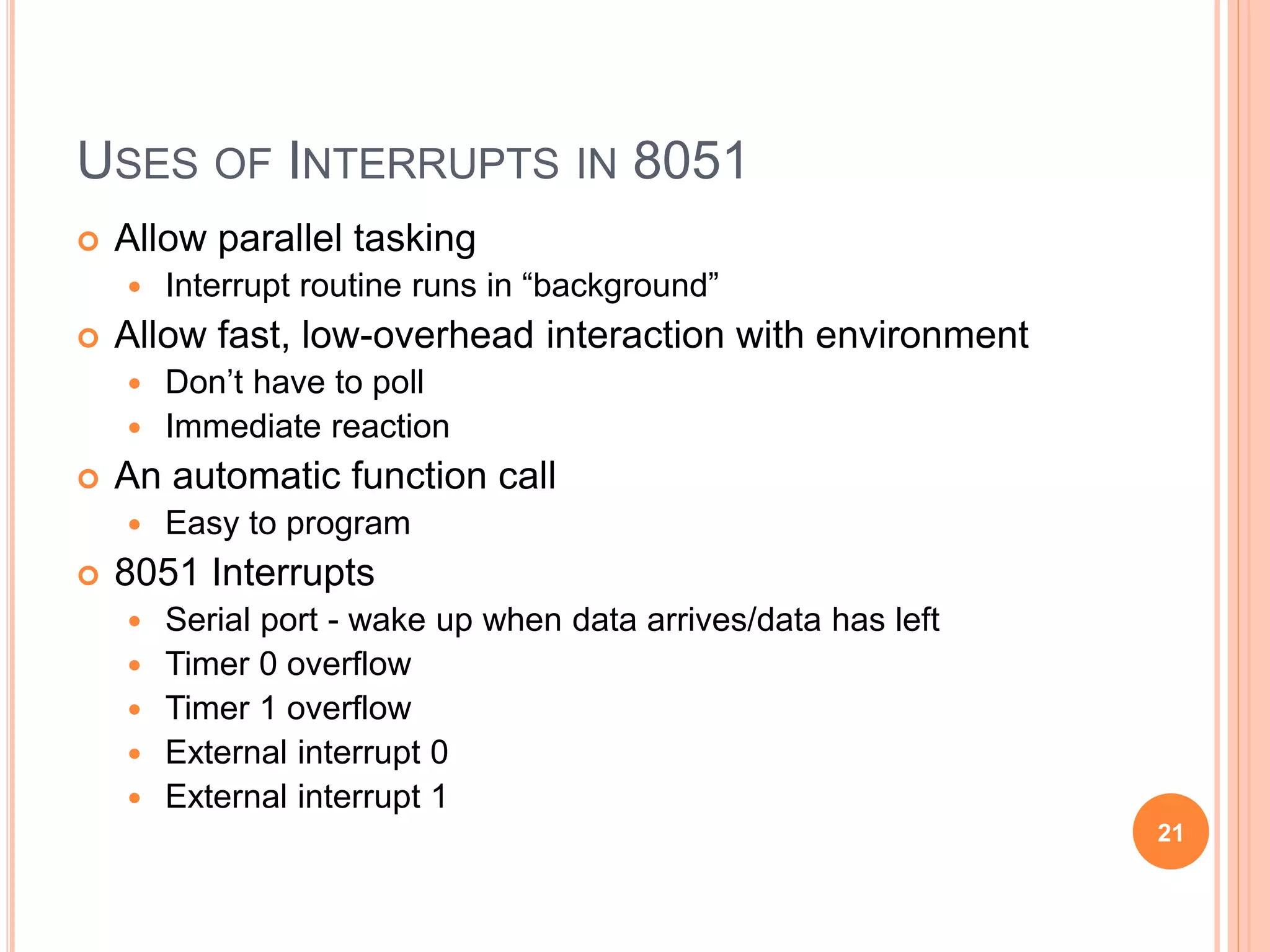 8051 Microcontroller Overview by Venkatrao Ramisetti | PPT