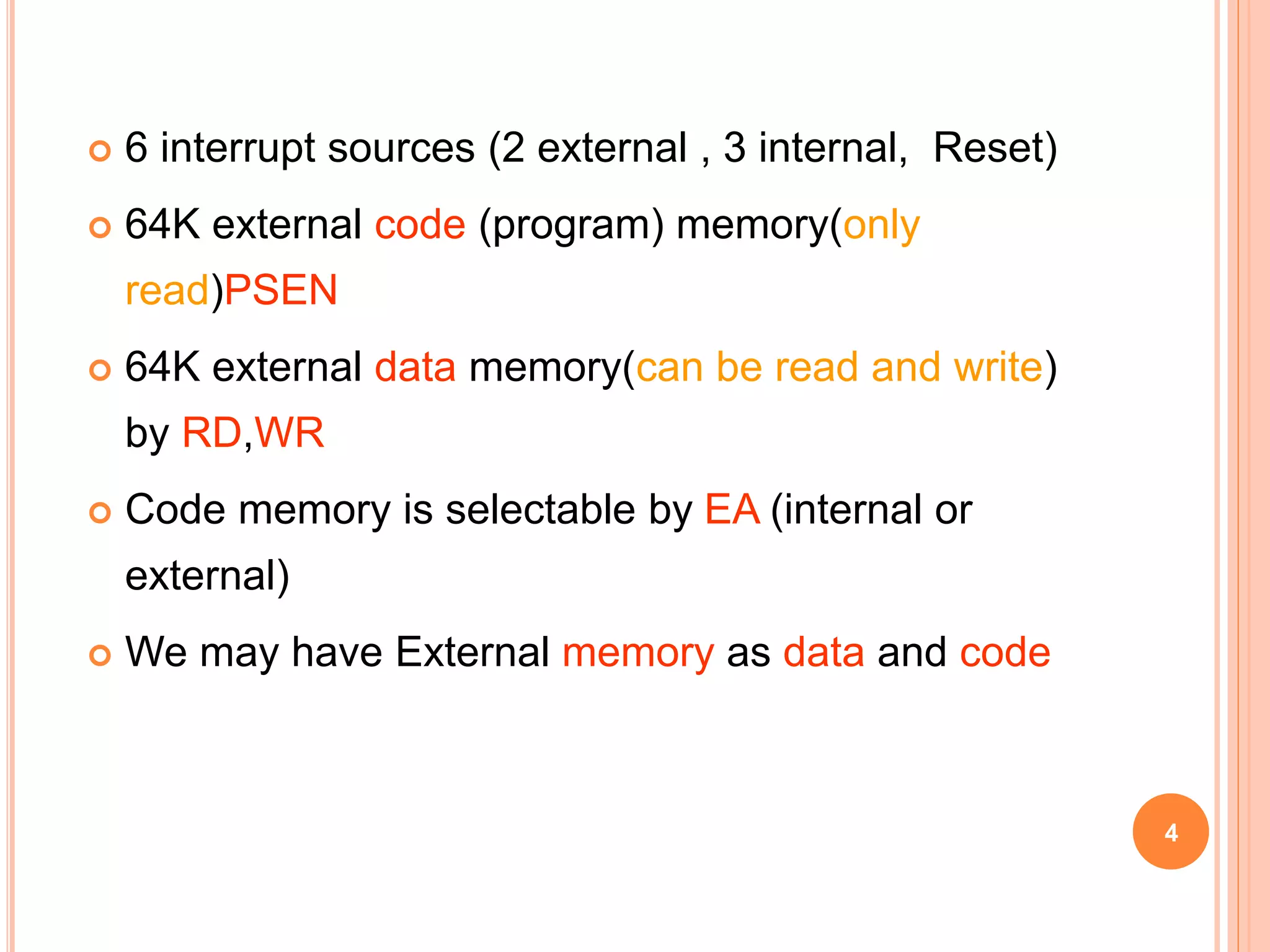 8051 Microcontroller Overview by Venkatrao Ramisetti | PPT