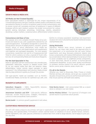 Cell Applications Inc Brochure 2017 | PDF | Biological Sciences | Science