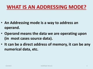 8051 addressing | PPT