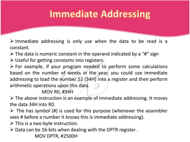 8051 addressing modes | PPSX