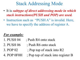 8051 addressing modes | PPT