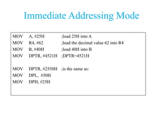 8051 addressing modes | PPT