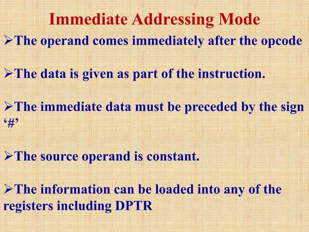 Microcontroller 8051 addressing modes | PPT Microcontroller 8051 addressing modes | PPT