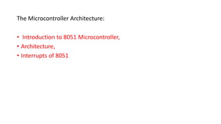 Architecture of 8051 Microcontroller.pdf