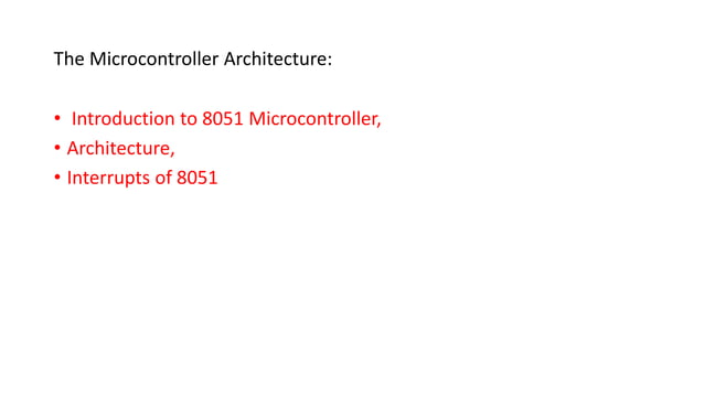 Architecture of 8051 Microcontroller.pdf | Computing | Technology & Computing