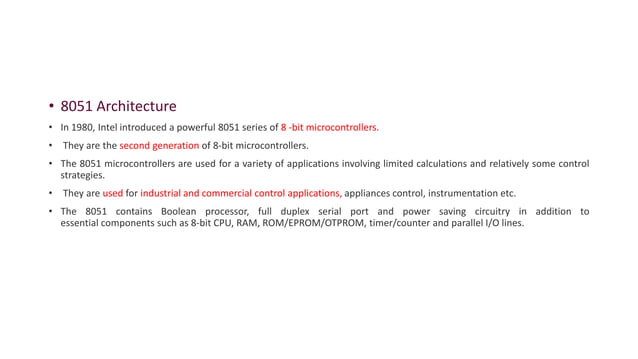 Architecture Of 8051 Microcontrollerpdf 8897
