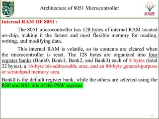 The detailed description of 8051 Architecture | PDF