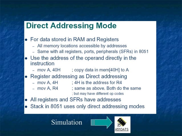8051assembly language | PPT | Programming Languages | Computing