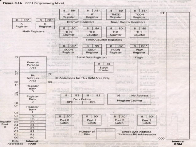 8051 basics register organization and its advantages | PPTX