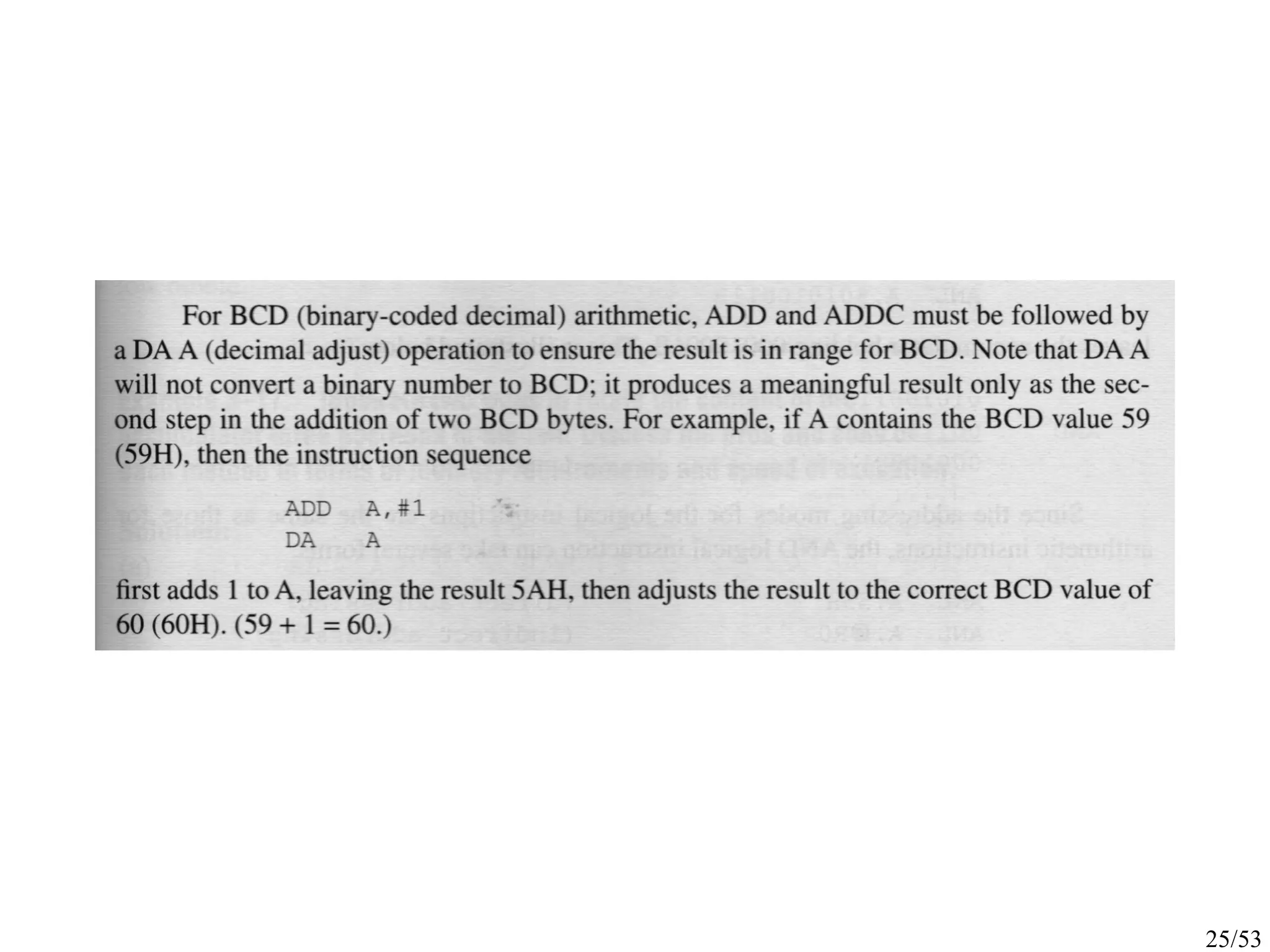 8051d.ppt microcontroller instruction set summary | PPT