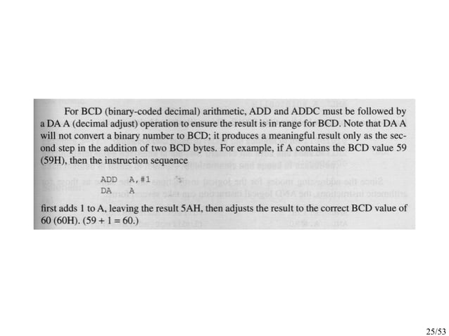 8051d.ppt microcontroller instruction set summary | PPT