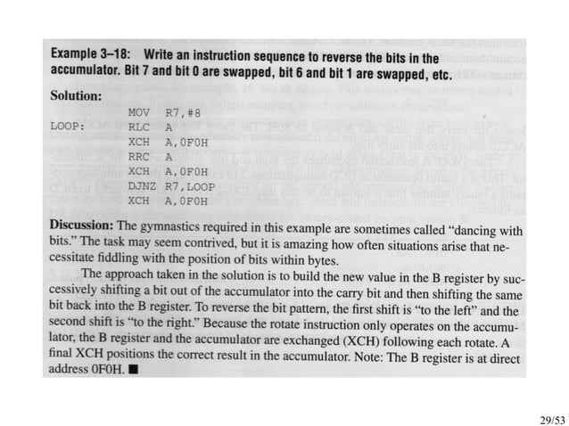 8051d.ppt microcontroller instruction set summary | PPT
