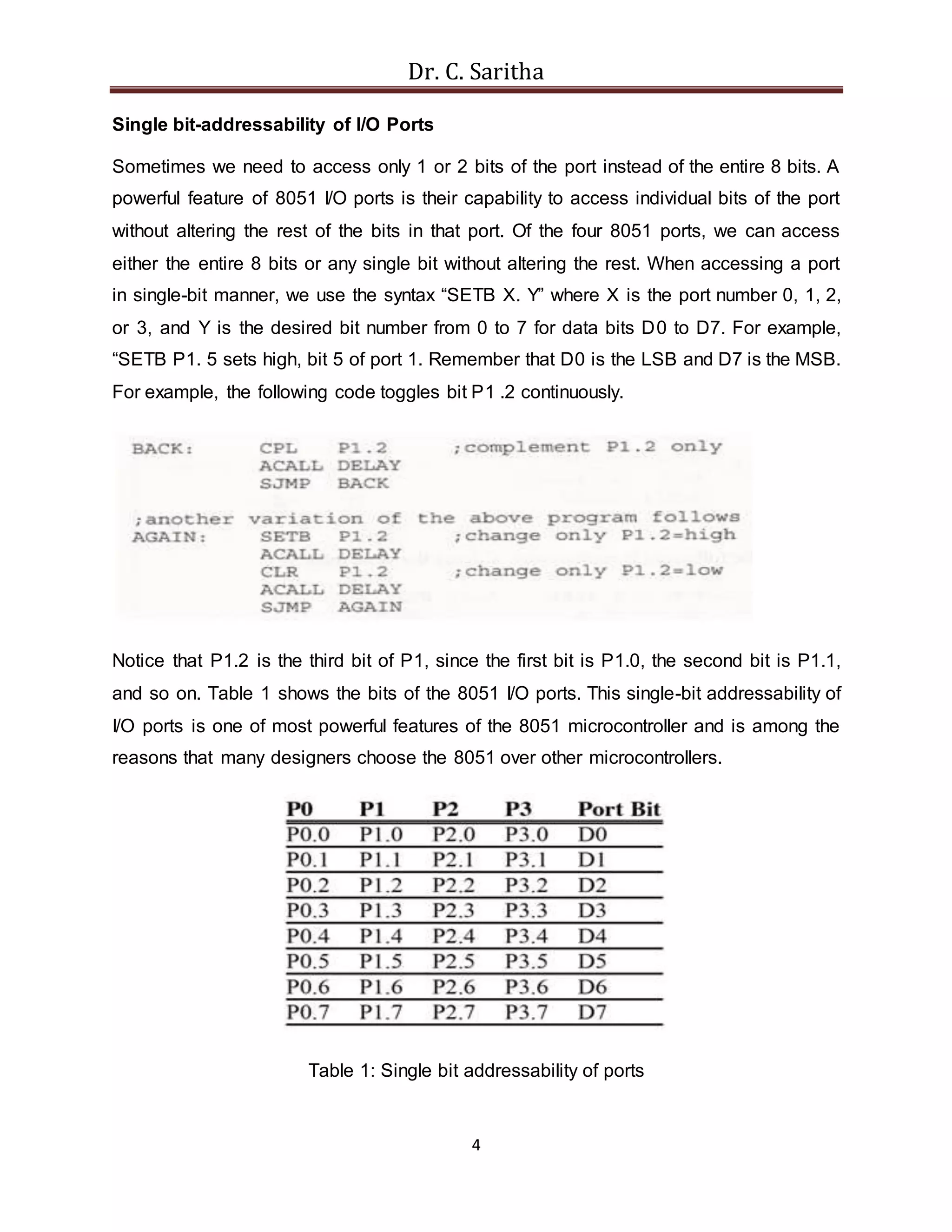 8051 data types and directives | DOCX 8051 data types and directives | DOCX