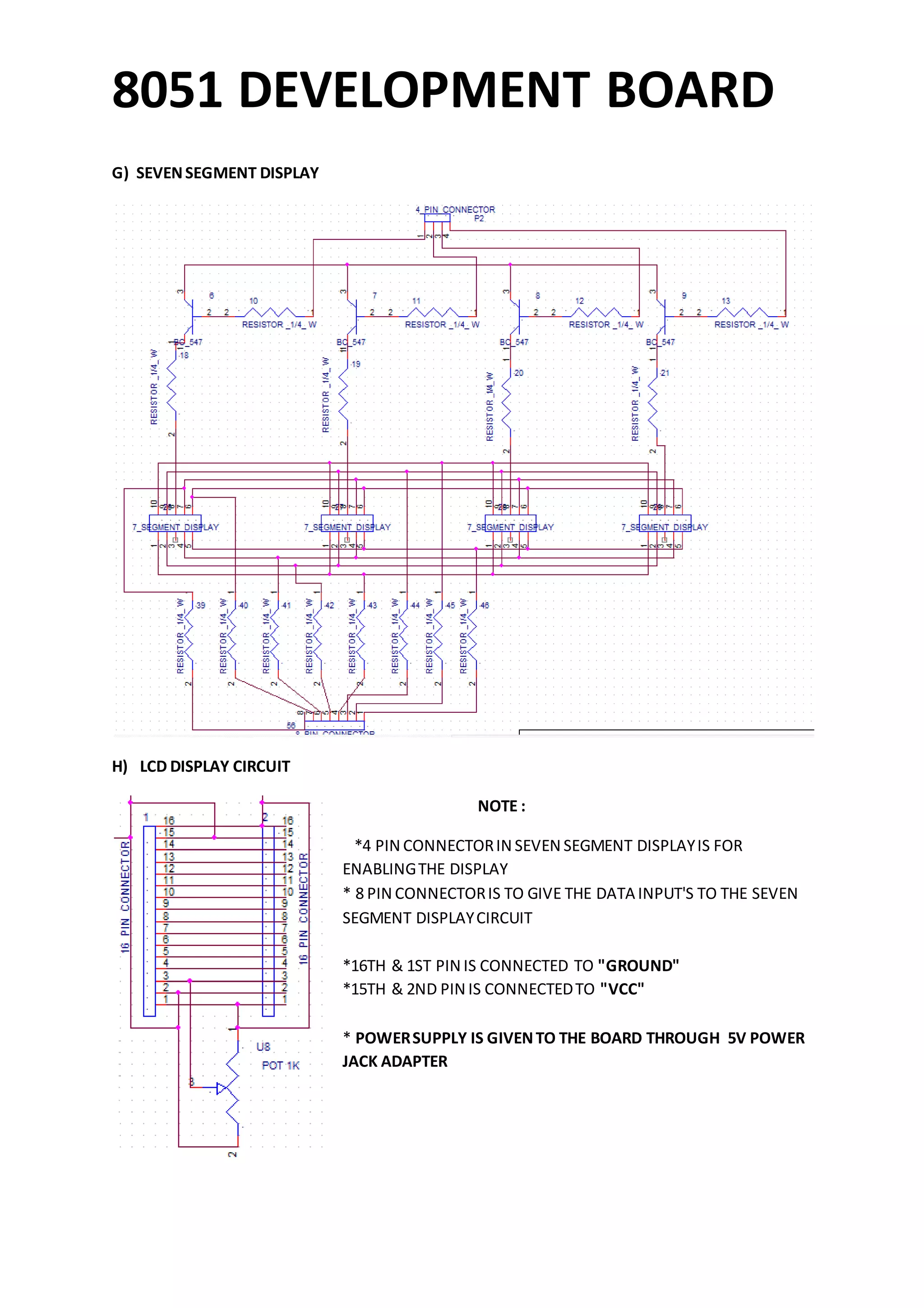 8051 development board project report | DOCX