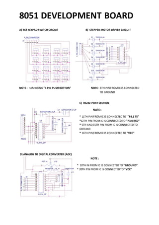 8051 development board project report | DOCX