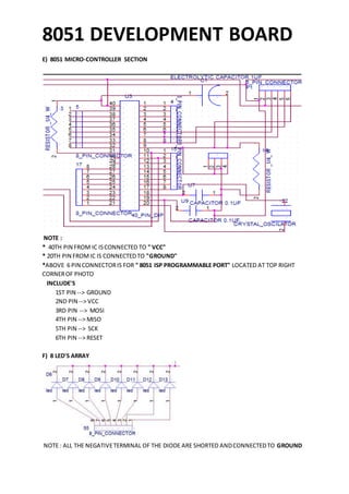 8051 development board project report | DOCX