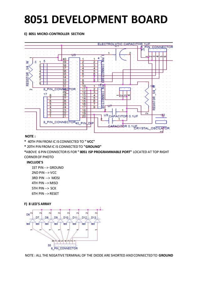 8051 development board project report | DOCX
