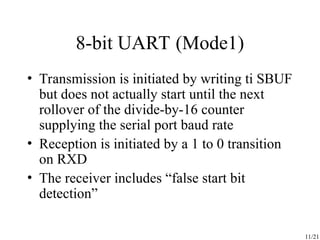 8051f.ppt microcontroller serial port operation | PPT