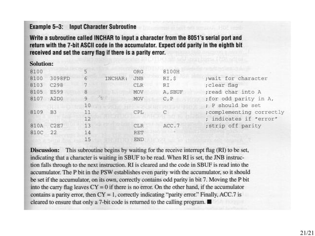 8051f.ppt microcontroller serial port operation | PPT