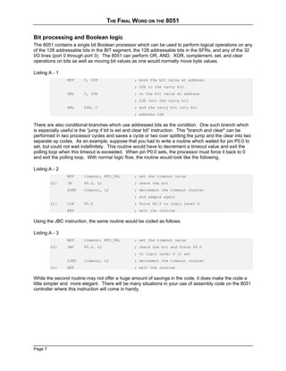 8051 final word | PDF