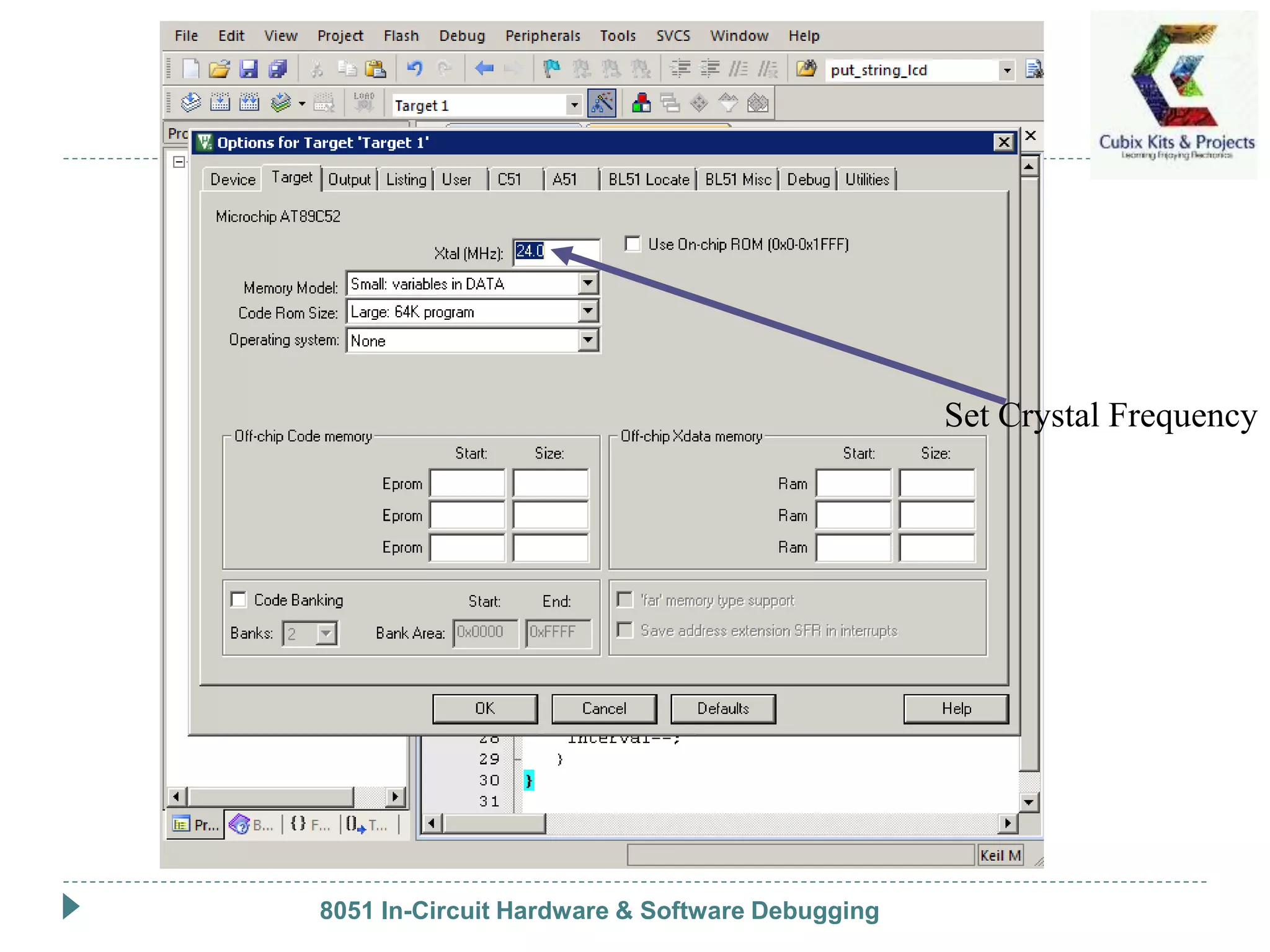 8051 In-Circuit Hardware & Software Debugging | PPT