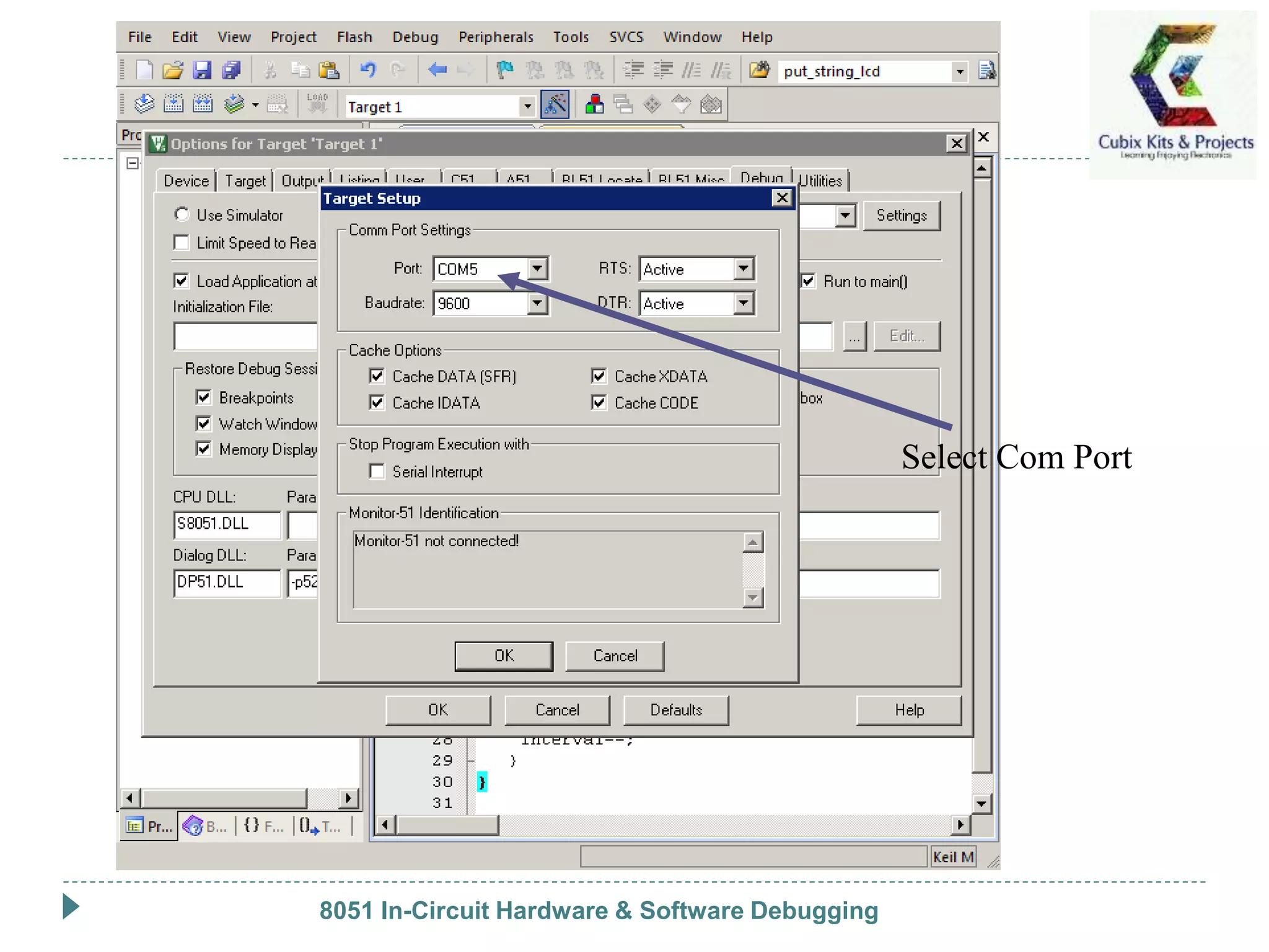 8051 In Circuit Hardware And Software Debugging Ppt
