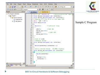 8051 In-Circuit Hardware & Software Debugging | PPTX