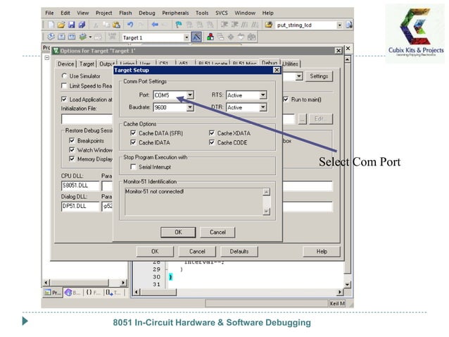 8051 In-Circuit Hardware & Software Debugging | PPT