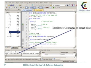 8051 In-Circuit Hardware & Software Debugging | PPT