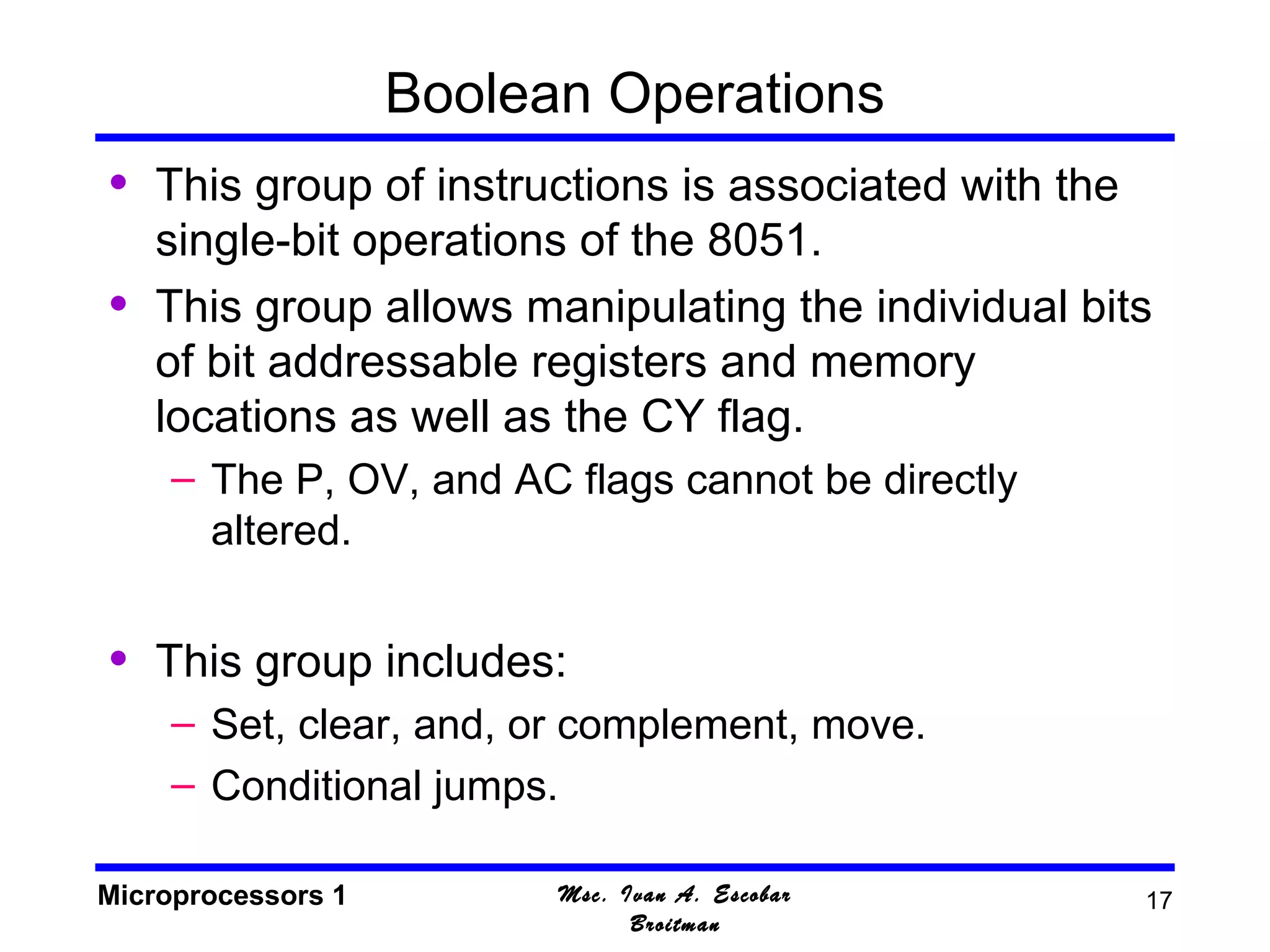 8051 instruction set | PPT