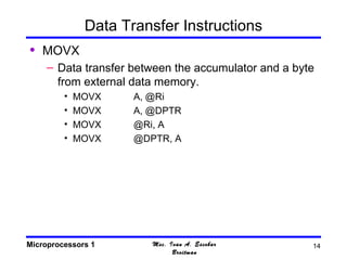 8051 instruction set | PPT